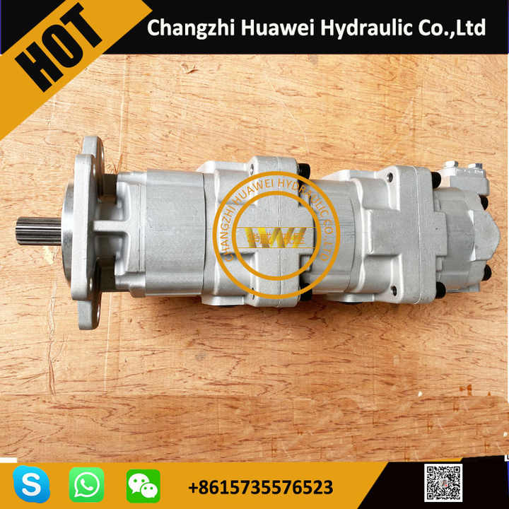 Construction Machinery Parts Hydraulic Gear Pump Main Pump 705-56-34040 ...