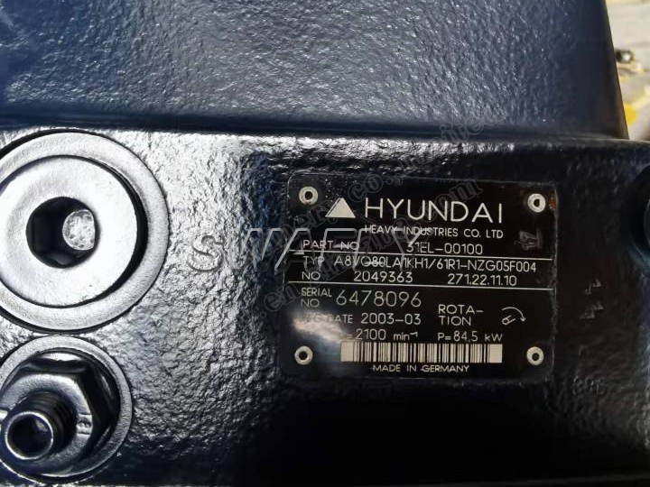 Rexroth A8VO80 Hydraulic Main Pump For Hyundai Excavator R180LC-3 ...