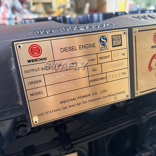 Weichai WP10.340E22 Diesel Engine _ENGINES_PRODUCT_Swafly Machinery Co ...
